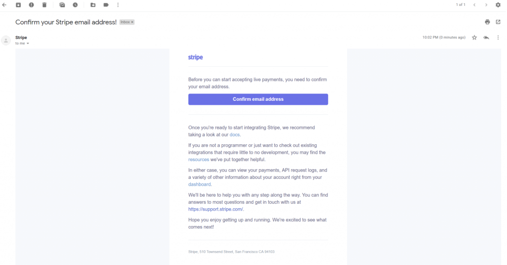How to configure your Stripe account and get API keys for your e-Commerce